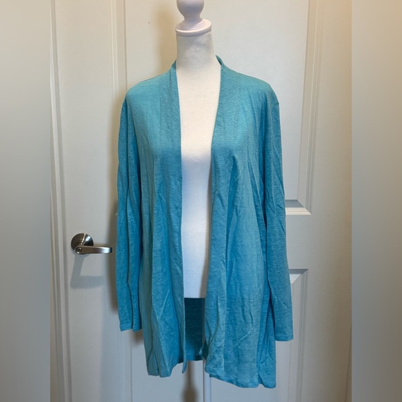 J. Jill | Sweaters | J Jill Light Blue Open Front Cardigan | Poshmark